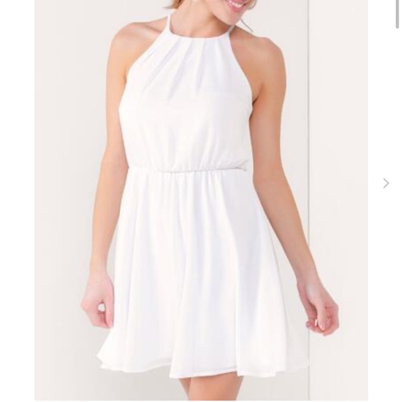 Francesca's Collections | Dresses | Flawless Solid Dress In White ...